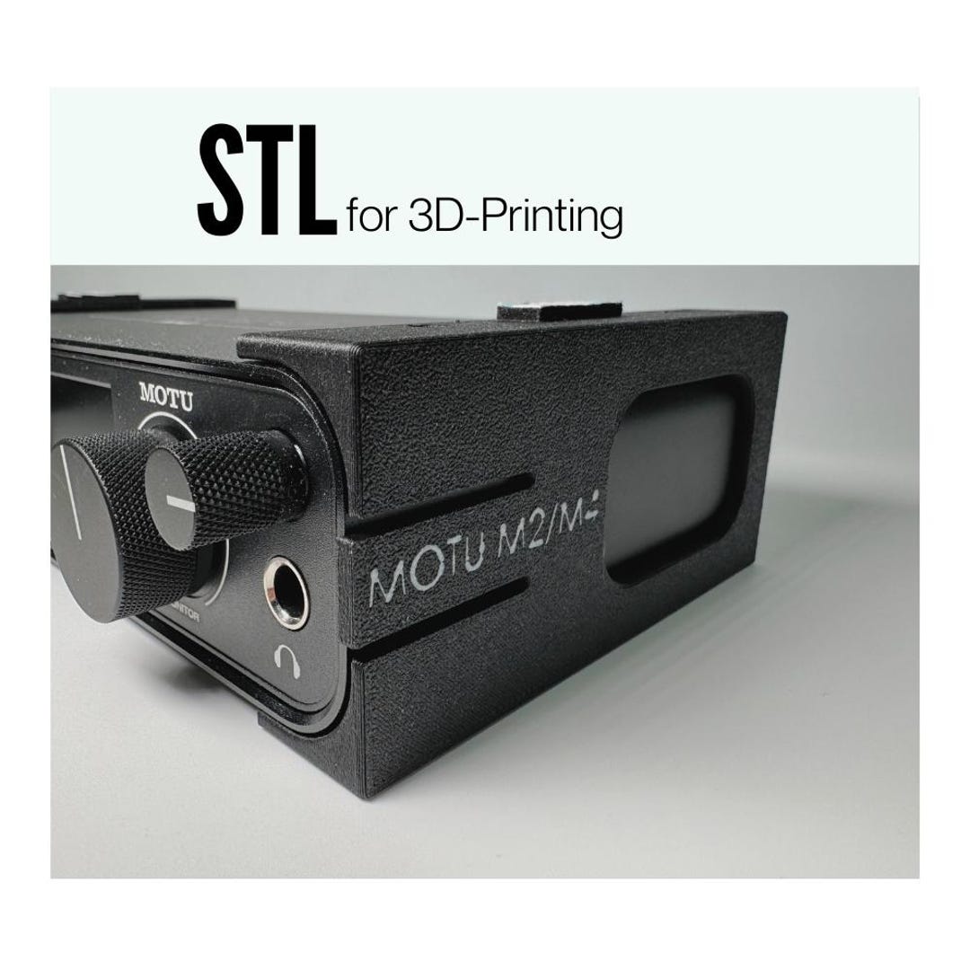 Stl MOTU M4 M2 Holder Under Table Cable Management Table Stand 3D Print ...