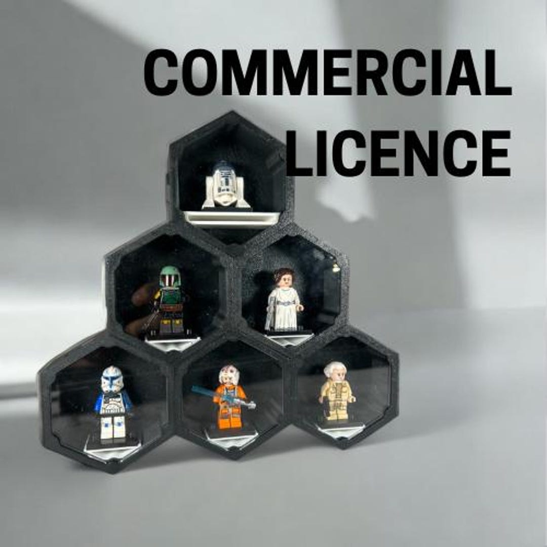 STL Commercial Modular Hexagonal File Mini Display Cases for Mini ...