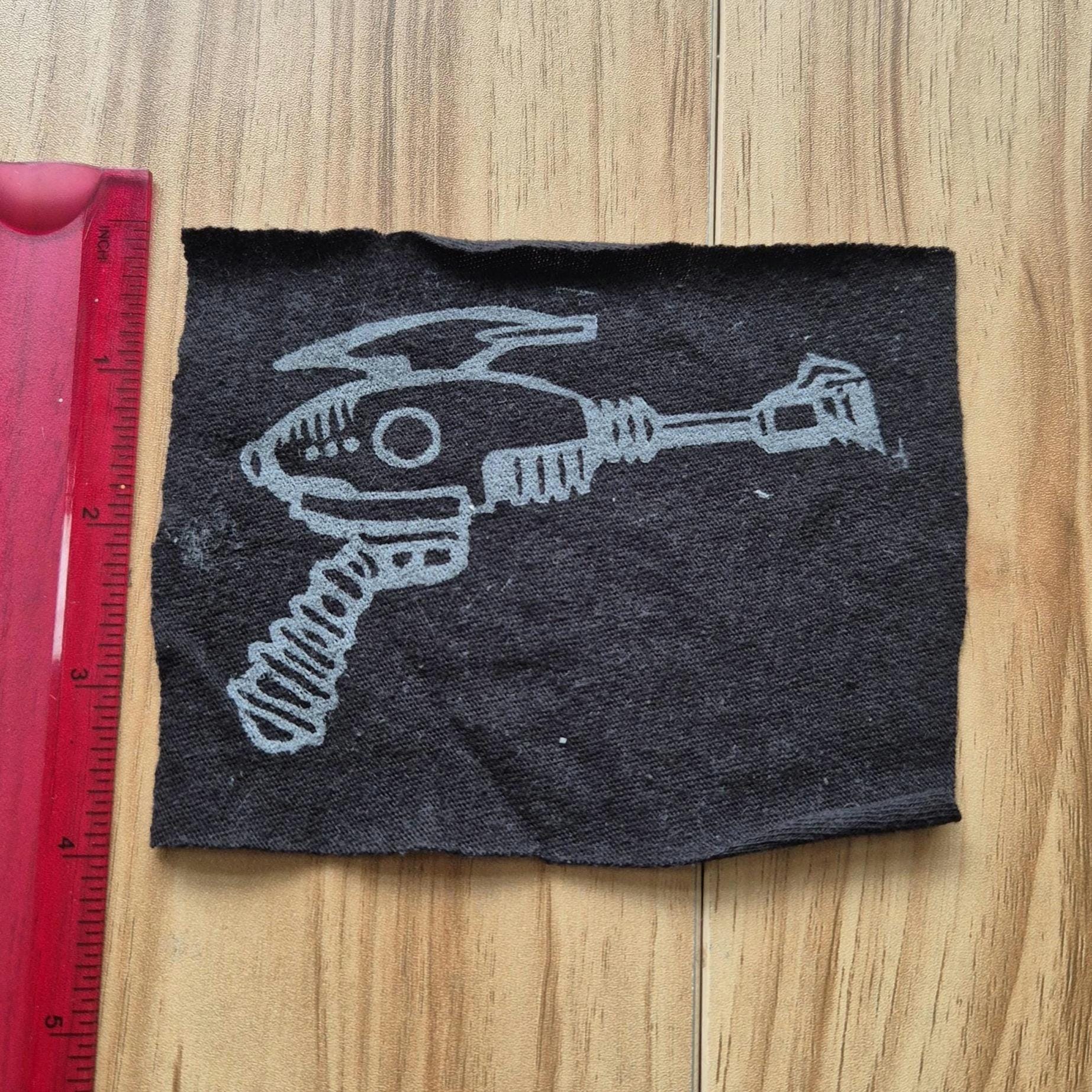 Fallout Alien Blaster Patch, Handmade From Upcycled Red Fabric - 5 ...