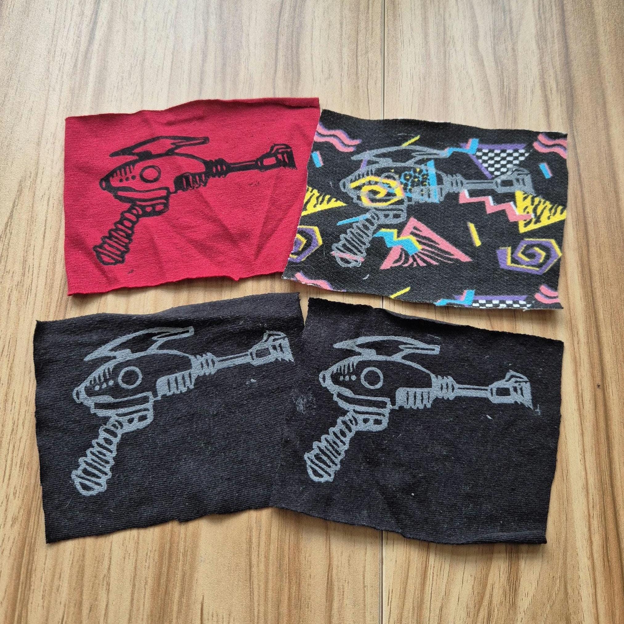Fallout Alien Blaster Patch, Handmade From Upcycled Red Fabric - 5 ...