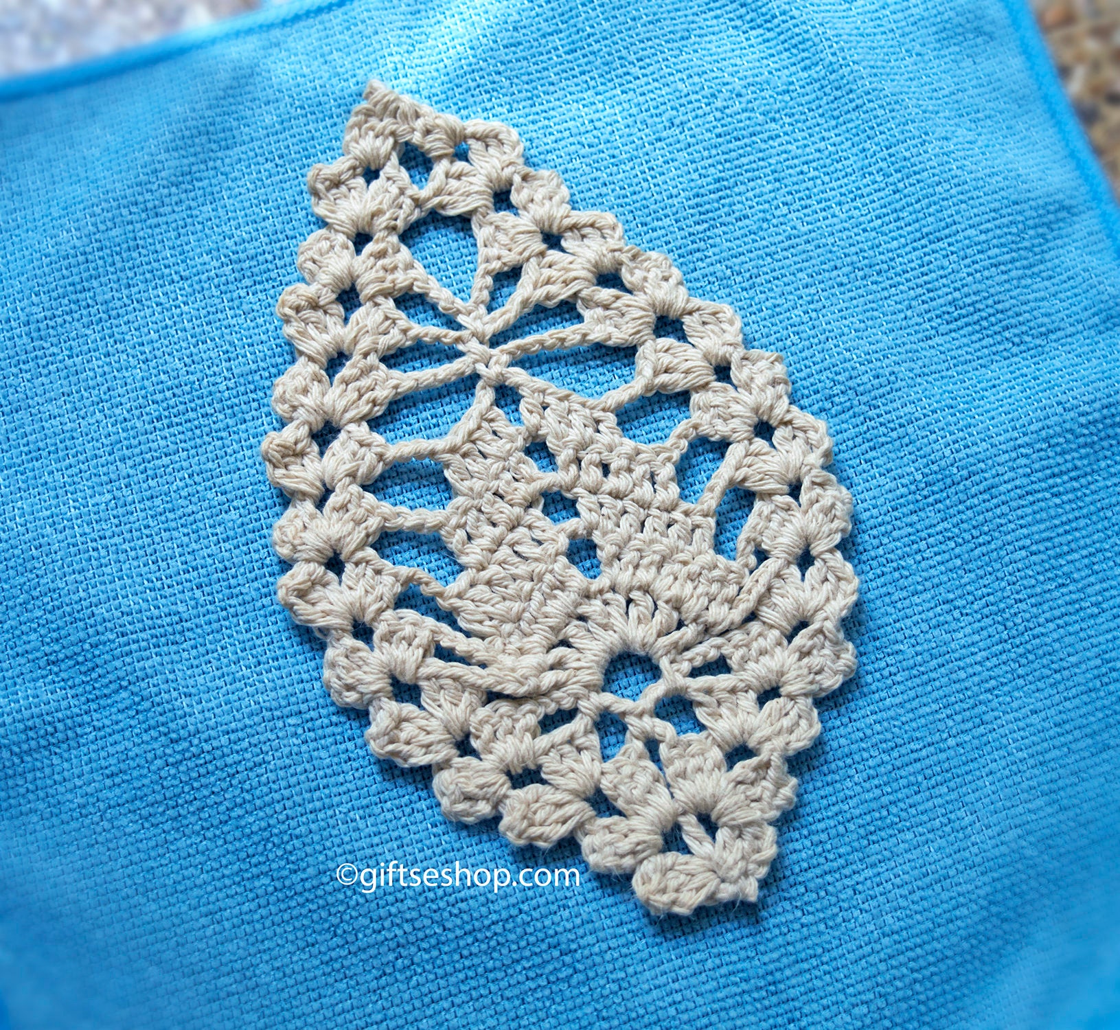 Crochet coaster pattern crochet doilies pineapple coasters | Etsy