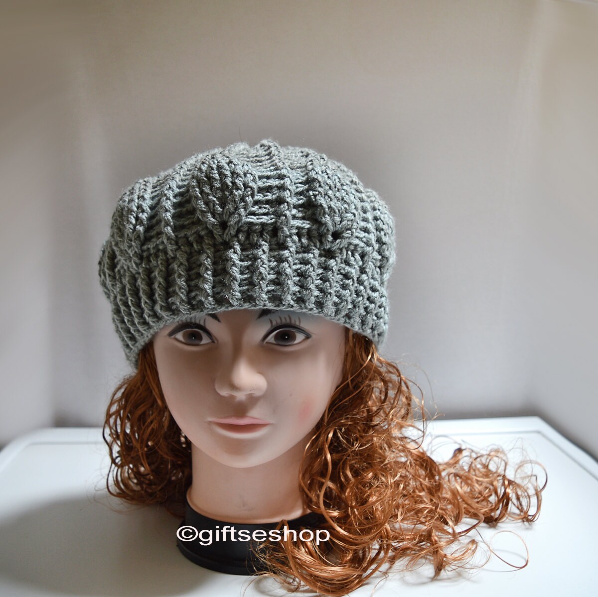 Crochet- Slouch Hat Pattern- Slouchy Beret Hat- Beanie Pattern N82 - Etsy