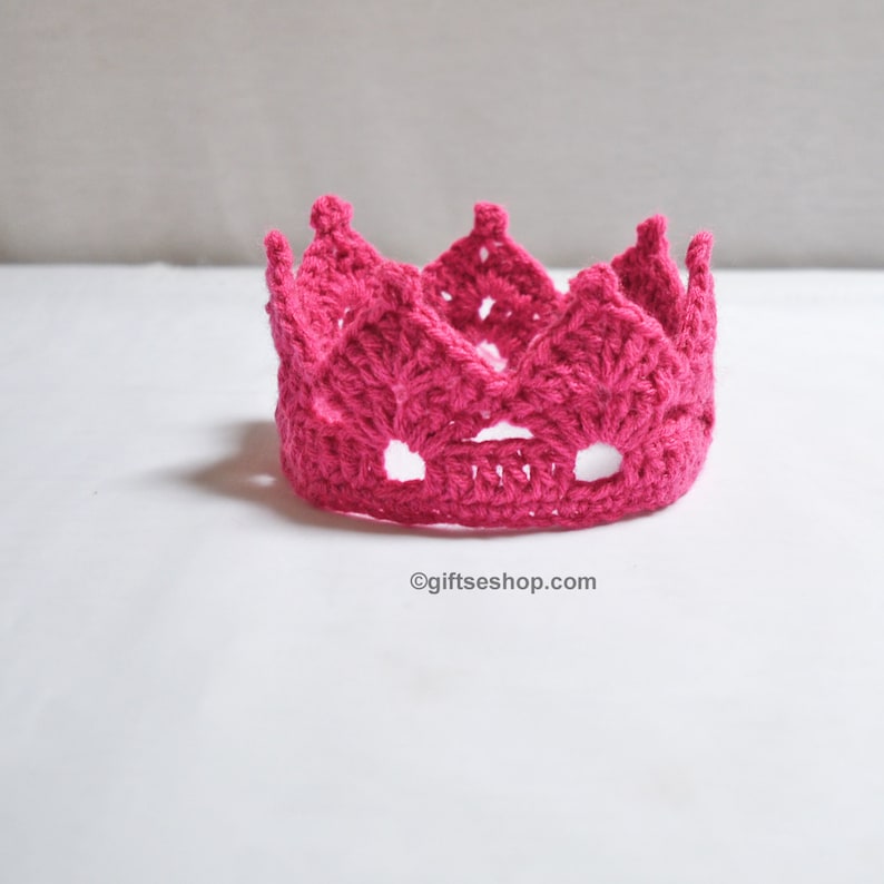 Crochet Crown Pattern-tiara Headband Crown Headband Crown - Etsy