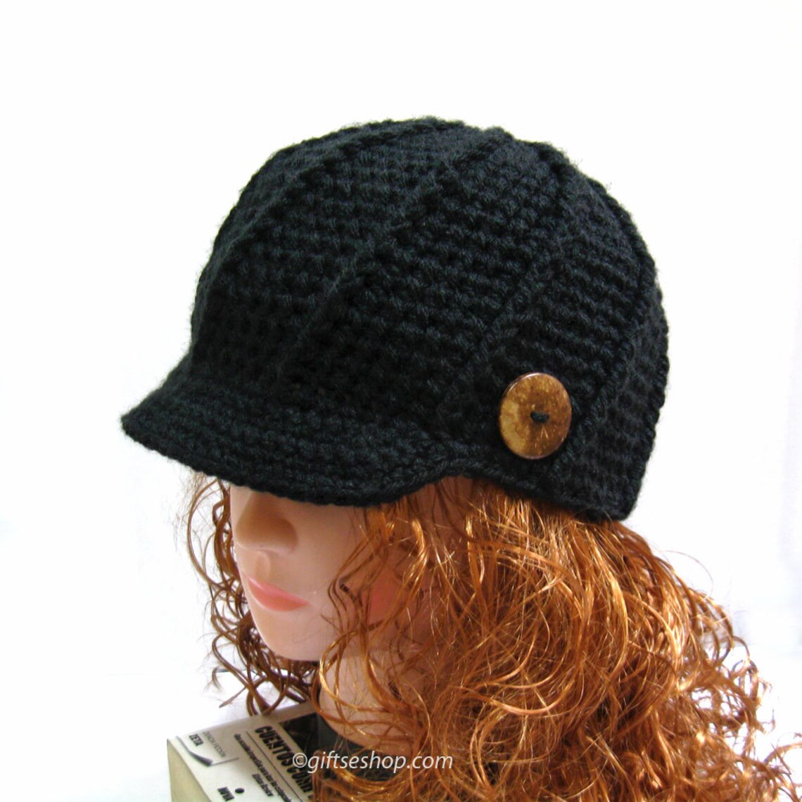 Crochet PATTERN crochet Newsboy Hat Pattern Newsboy Cap - Etsy