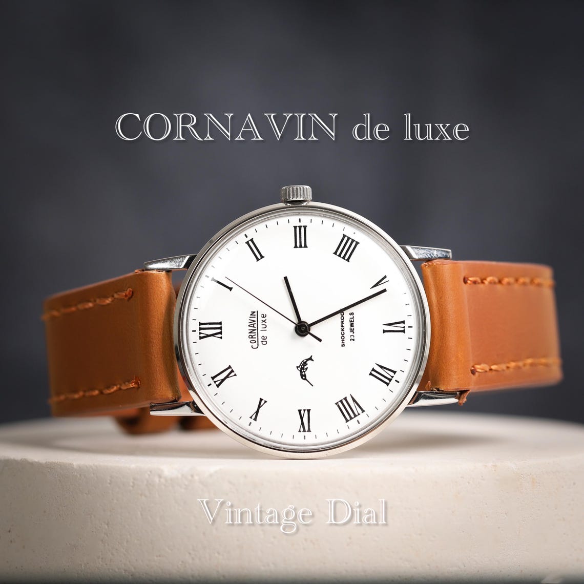 Unique Rare Vintage Watch CORNAVIN De Luxe. Swiss Vintage Watch ...