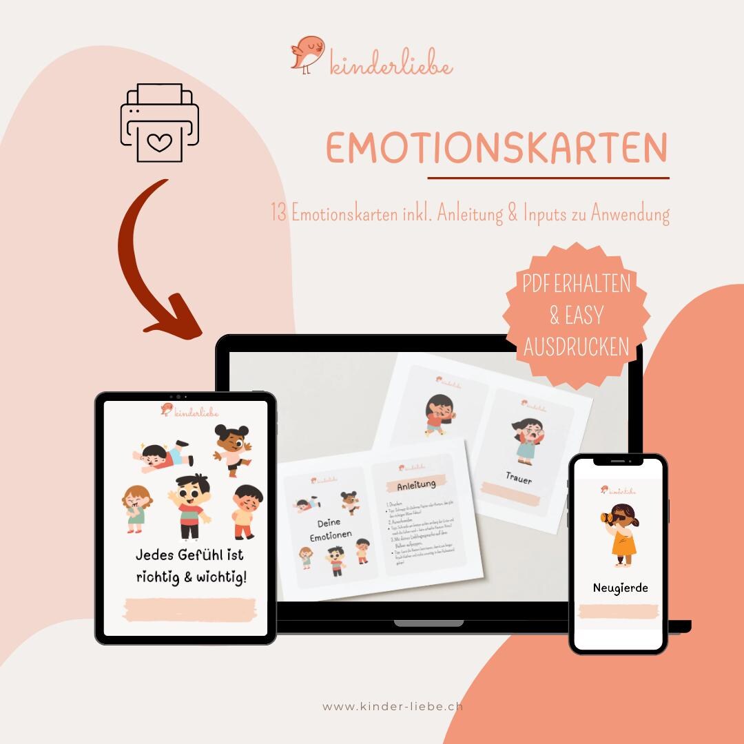 Emotion Cards for Children | Accompanying Emotions | PDF for Easy ...