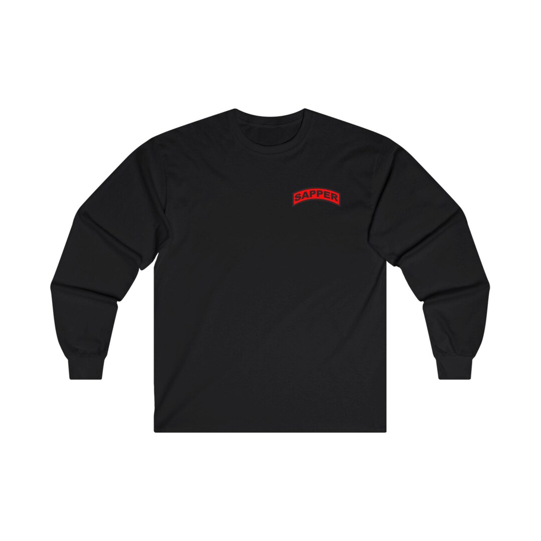 Sapper Long Sleeve Tee, Army Sapper Long Sleeve, Sapper Gift, Army ...