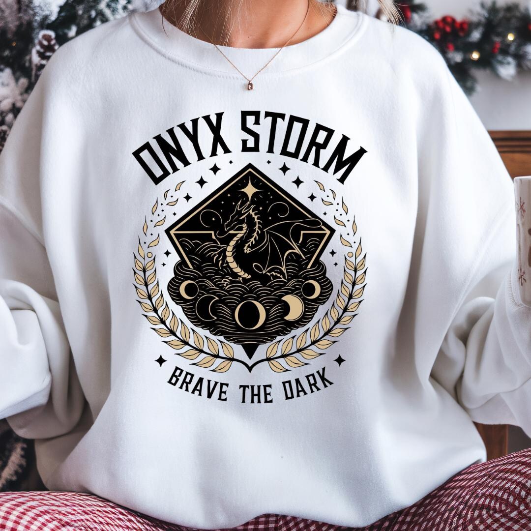 Onyx Storm Fourth Wing Sweater,onyx Storm 4th Wing,4th Wing Gifts,4th ...