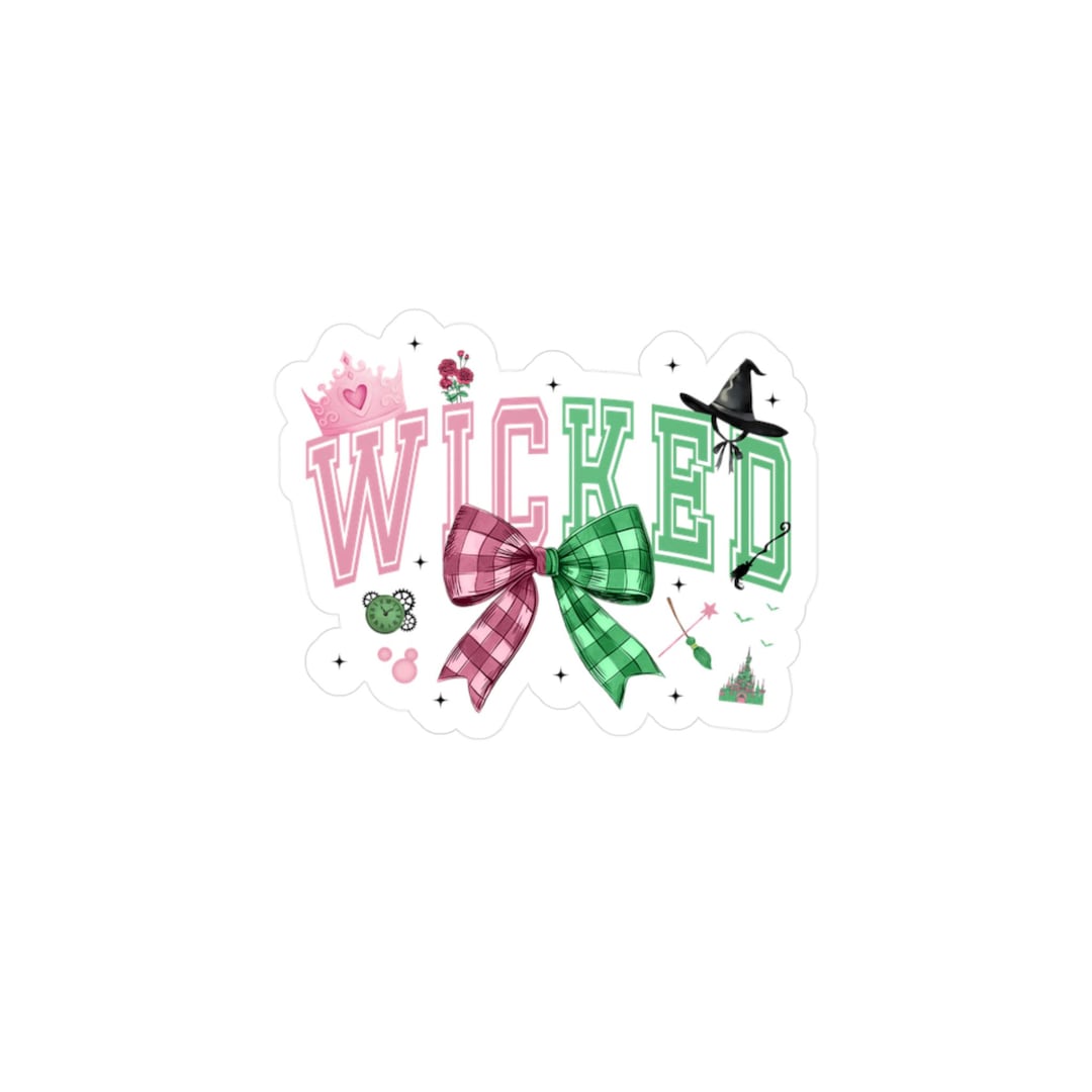 Wicked Vinyl Sticker,wicked Stickers,wicked Decal,wicked Car ...