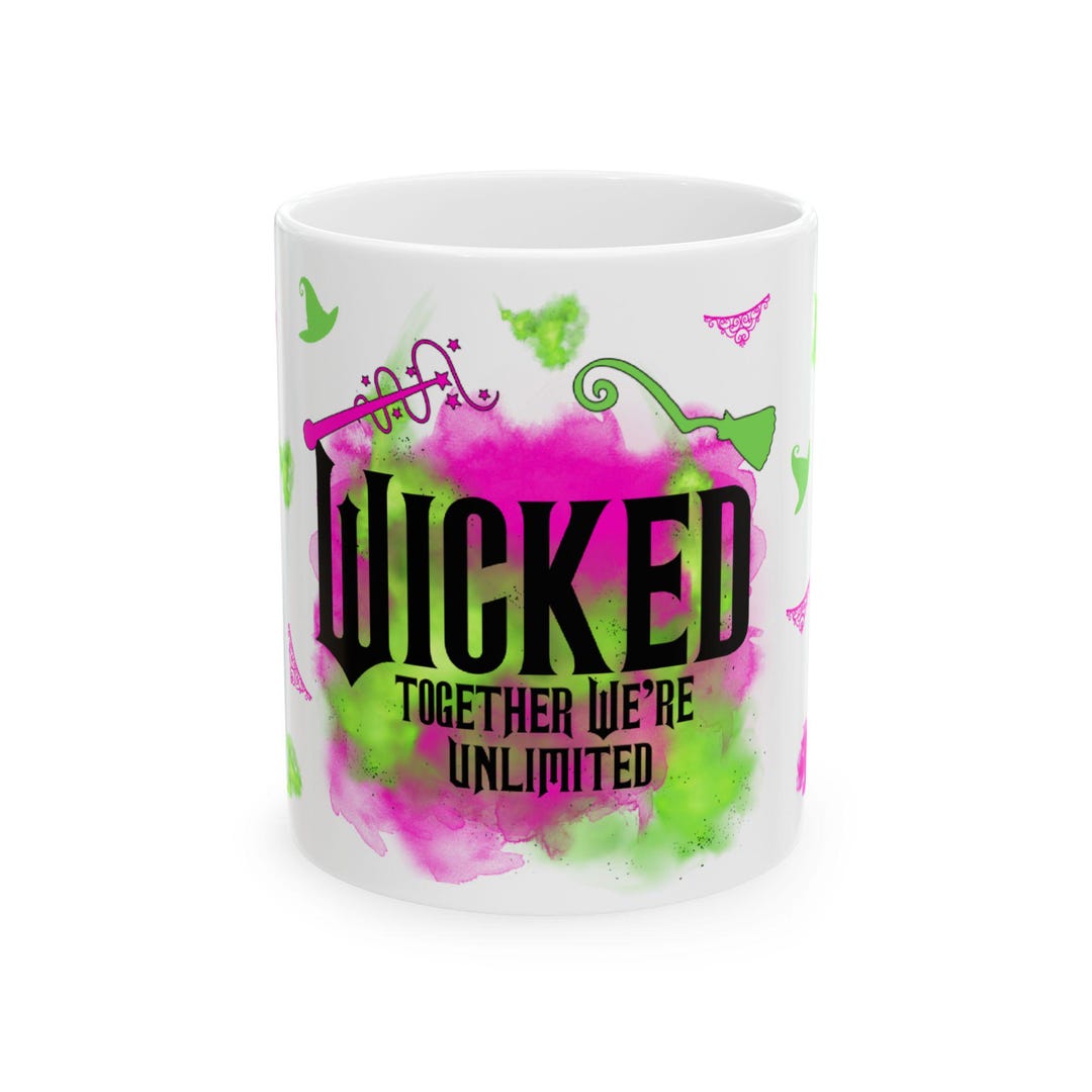 Wicked Inspired Ceramic Mug, Wicked Coffee Cup,wicked Mugs,wicked ...