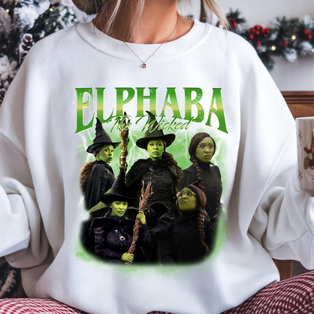 Wicked Elphaba Sweatshirt,wicked Elphaba Sweater,elphaba Sweater ...
