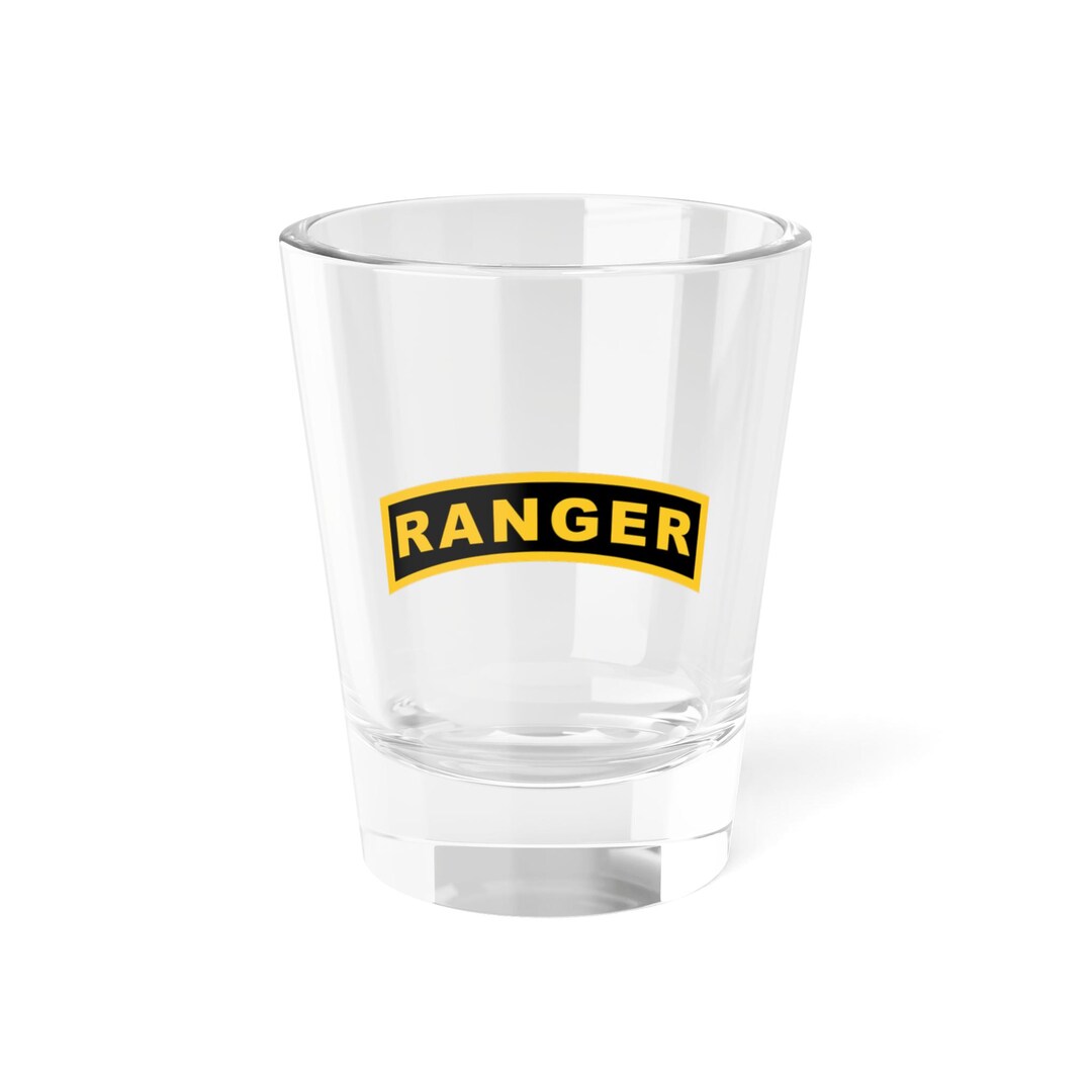 Ranger Shot Glass,army Ranger Shot Glass,ranger Tab Shotglass,ranger ...
