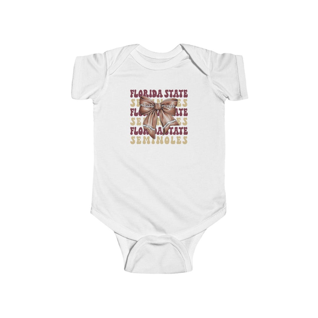 Florida State University Baby Onesie,fsu Baby Outfit,fsu Baby Girl ...