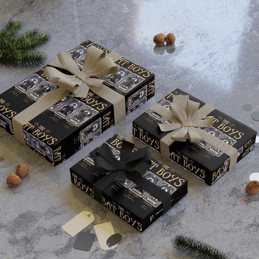 Bat Boys Gift Wrapping Paper Roll,acotar Bat Boys Wrapping Paper,acotar ...