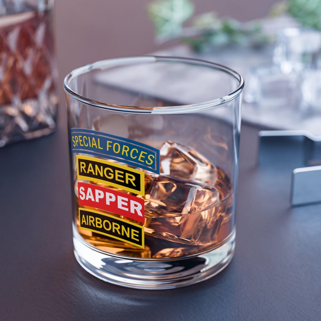 Special Forces, Ranger, Sapper, Airborne Glass, Sapper Glass, Army ...