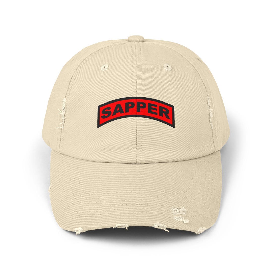 Army Sapper Distressed Cap, Army Sapper Baseball Hat, Army Sapper Gift ...