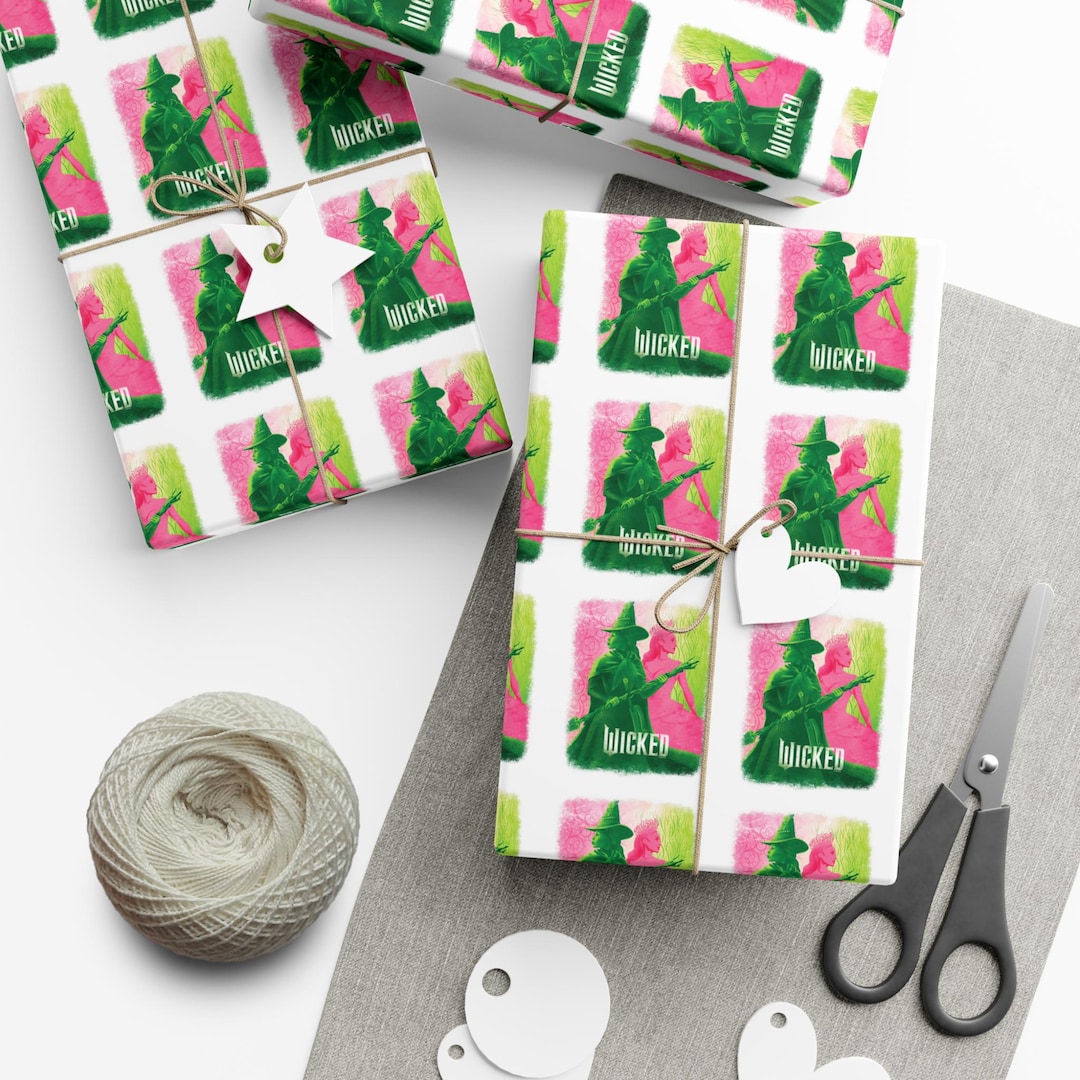 Wicked Gift Wrap Paper, Wicked Gift Wrap,wicked Wrapping Paper,wicked ...