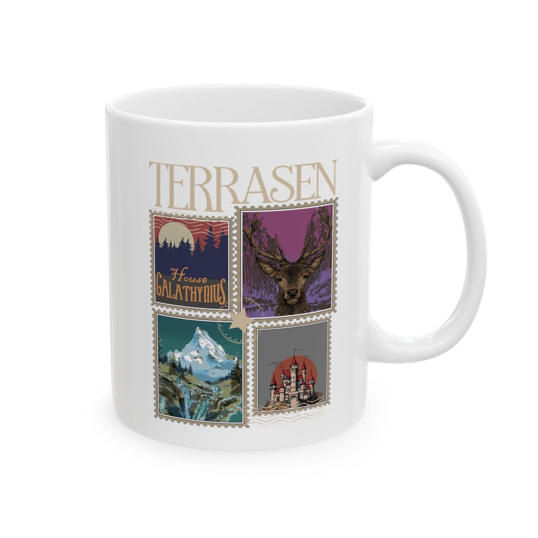 Terrasen Throne of Glass Mug,tog Mug,tog Merch,throne of Glass Merch ...