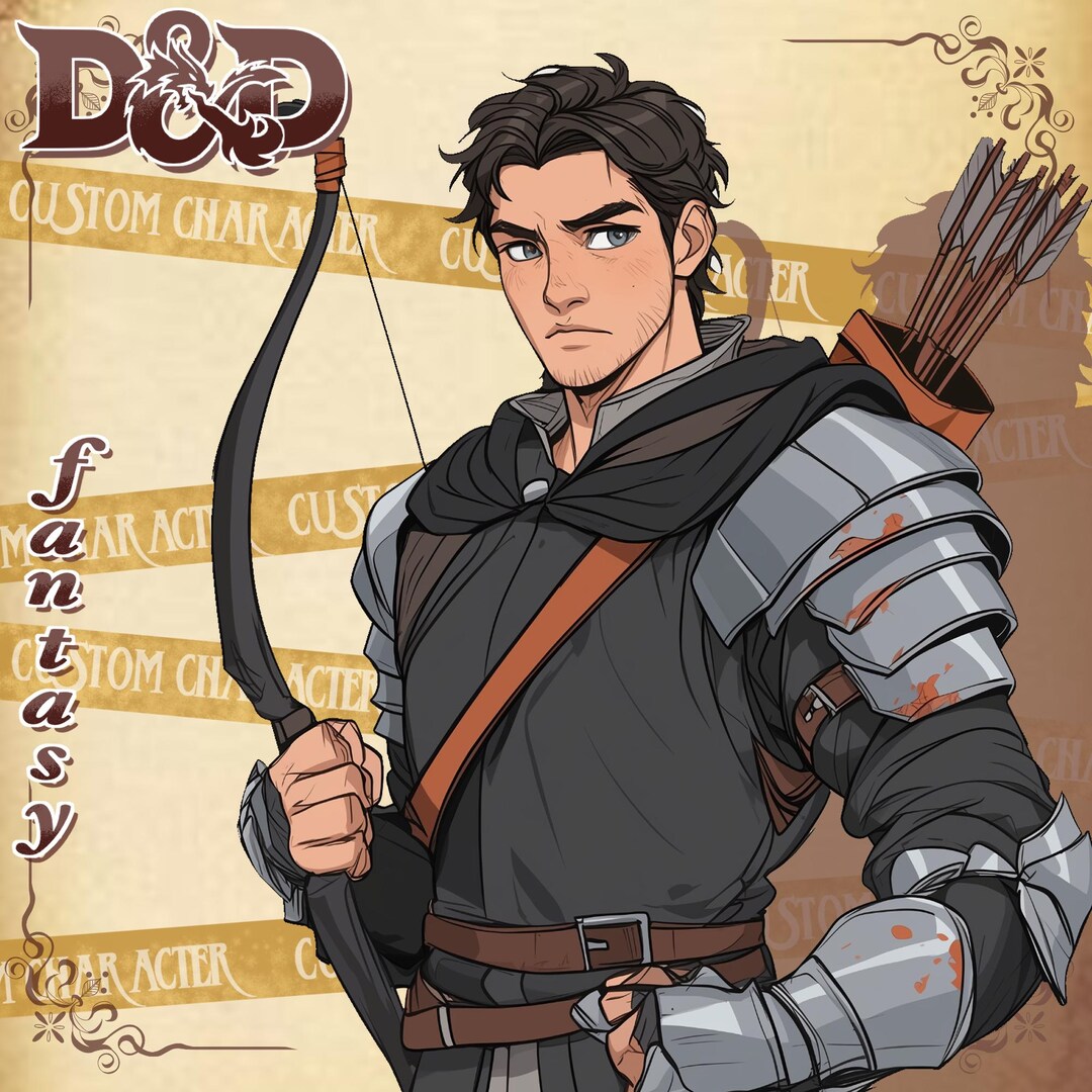 CUSTOM DND Character, Dnd Character Commission,dungeons and Dragons,dnd ...