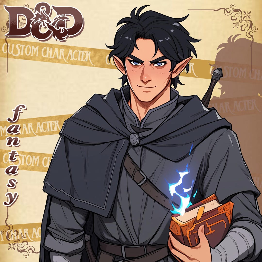 Custom Dnd Character Custom Fantasy Character RPG Character Dungeon and ...