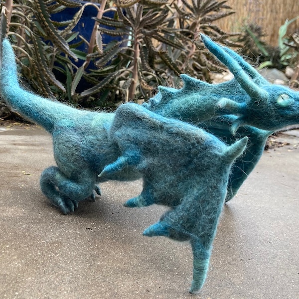 Ice Dragon Plush - Etsy
