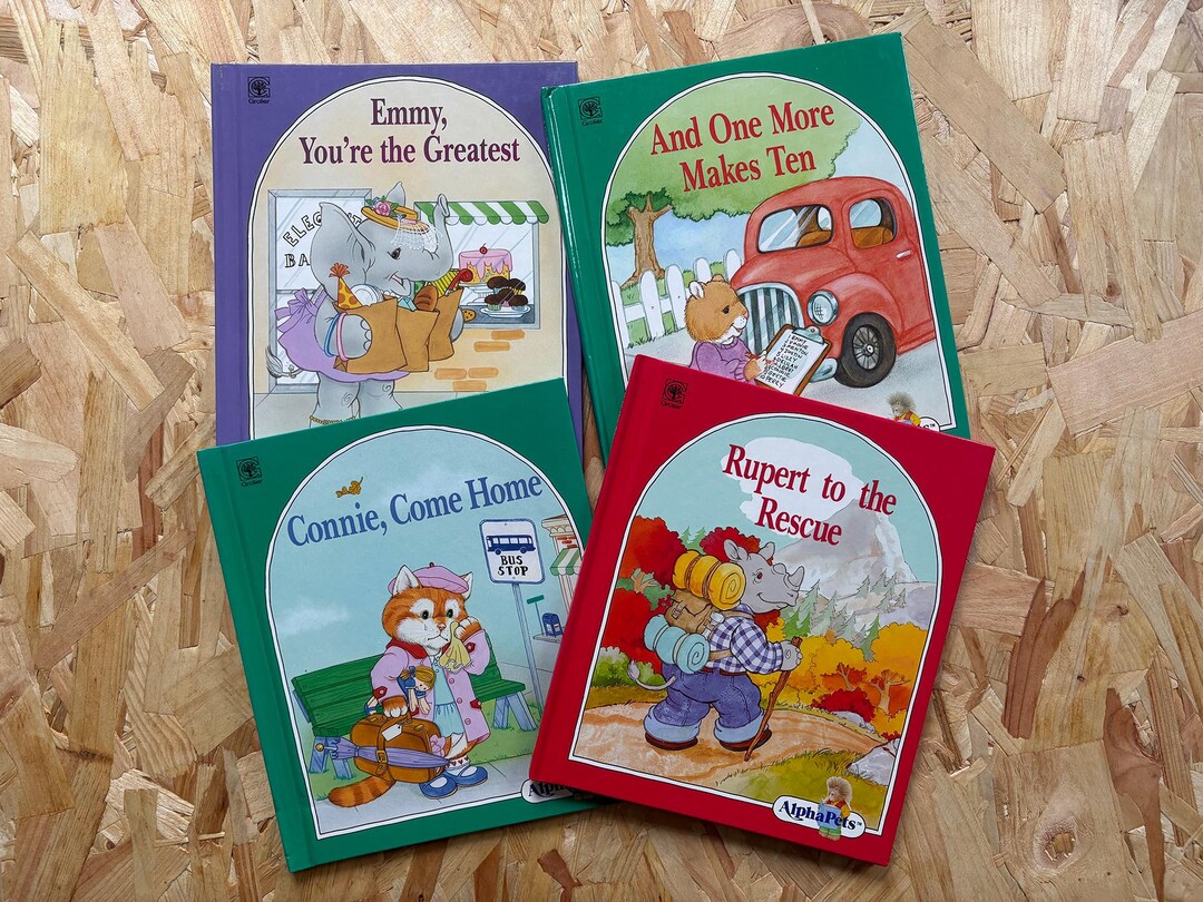Vintage Alphapets Hardback Books, Ruth Lerner Perle - Grolier - 1990 ...