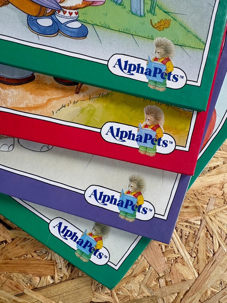 Vintage Alphapets Hardback Books, Ruth Lerner Perle - Grolier - 1990 ...