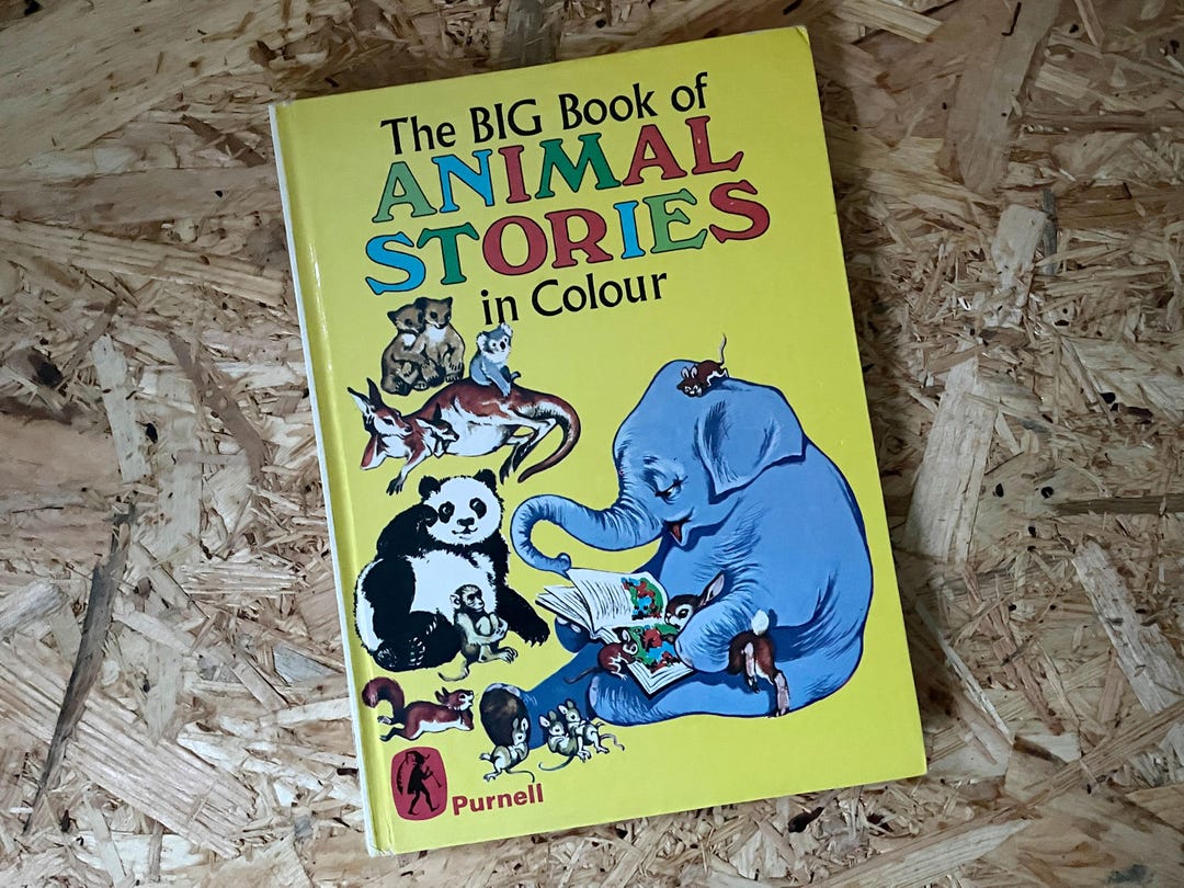 RARE: Vintage the Big Book of Animal Stories in Colour, 1969, by Nan ...