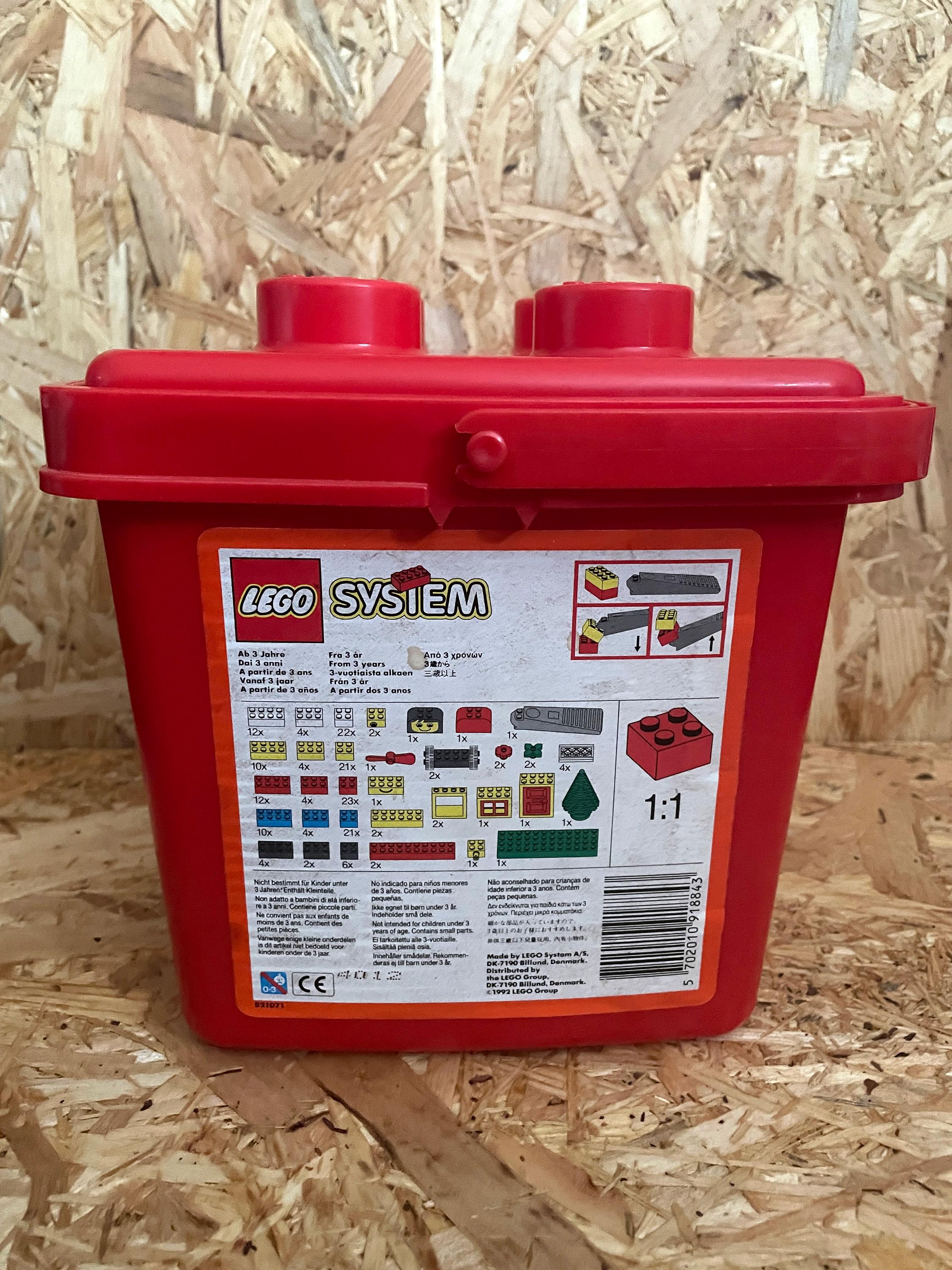 Lego System Basic 1884 Handy Bucket of Bricks, BUCKET ONLY (1992) - Etsy UK
