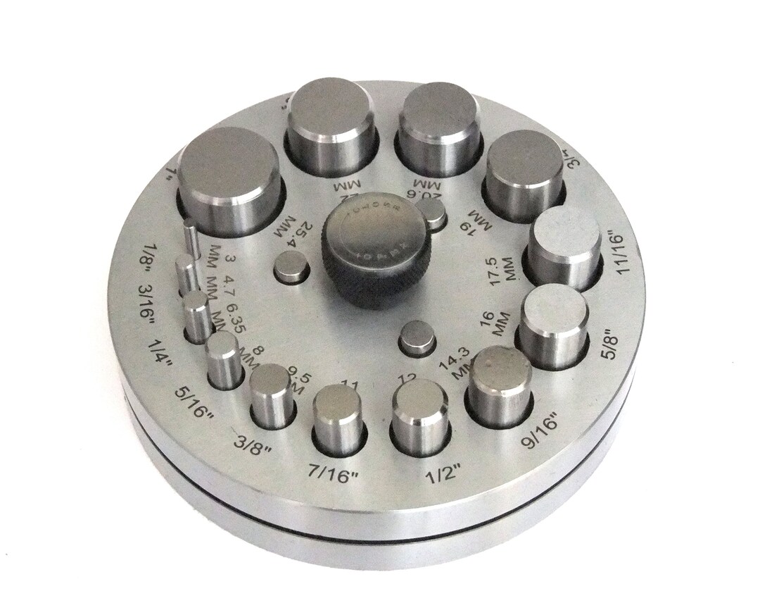 High Quality Premium Disc Cutter With 14 Punches 1/8th Thru 1 Inch - Etsy