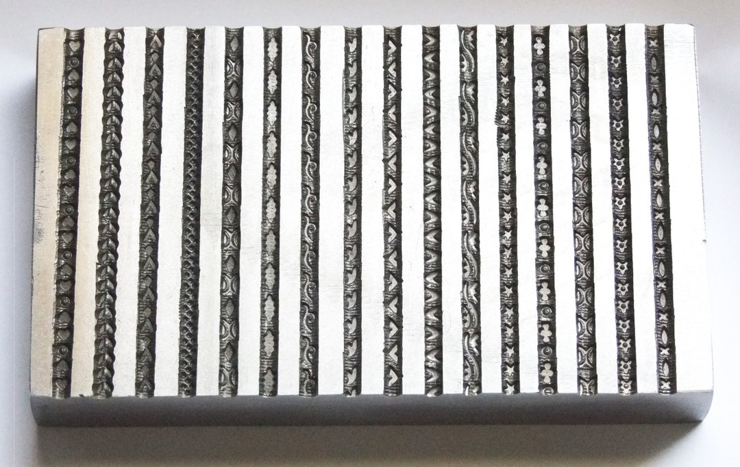 16 Design Wire Impression Die Plate #12 | Silversmith Supplies ...