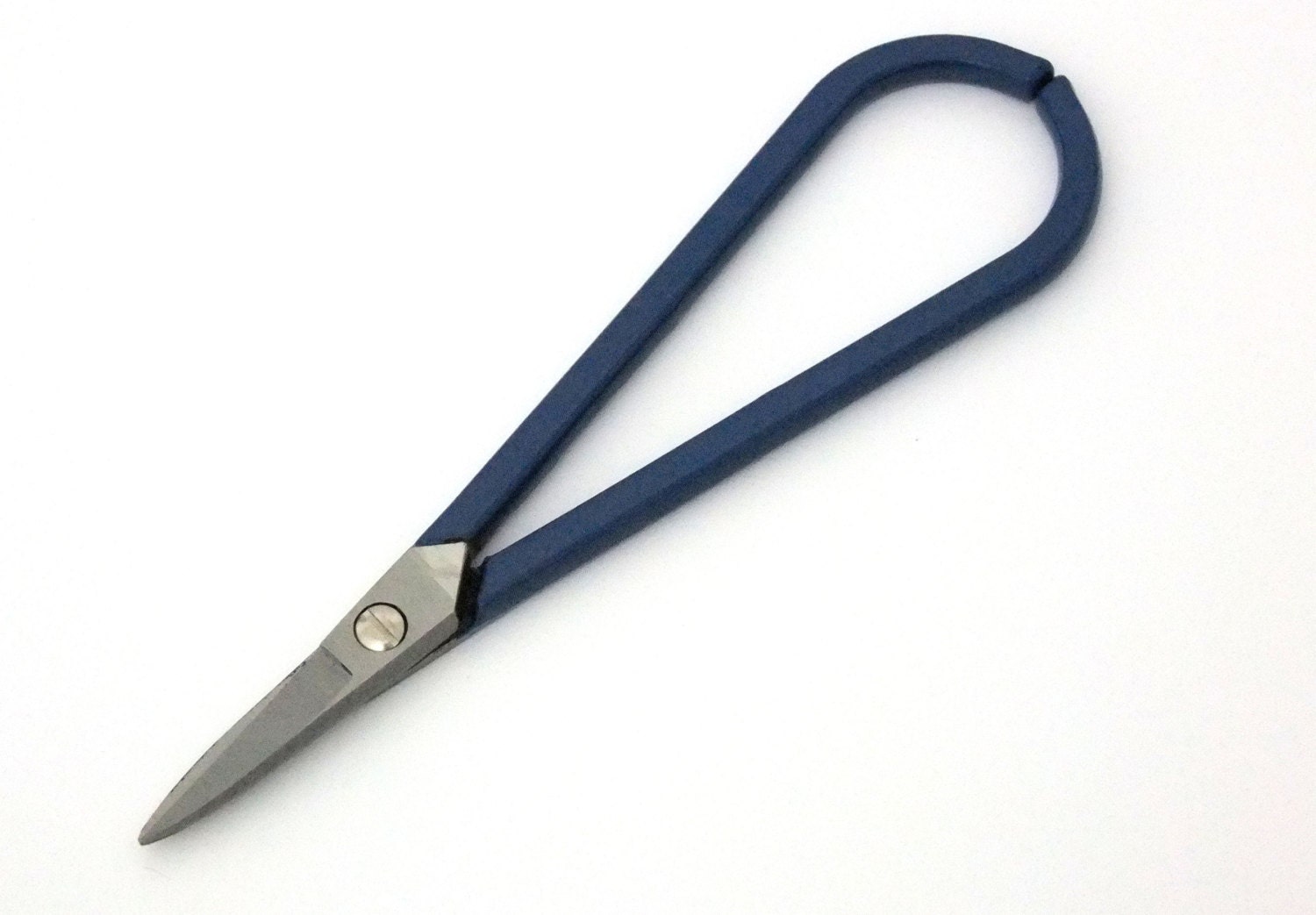 Blue Handle Metal Shears 7 Inch Straight Blade Made in France | Etsy