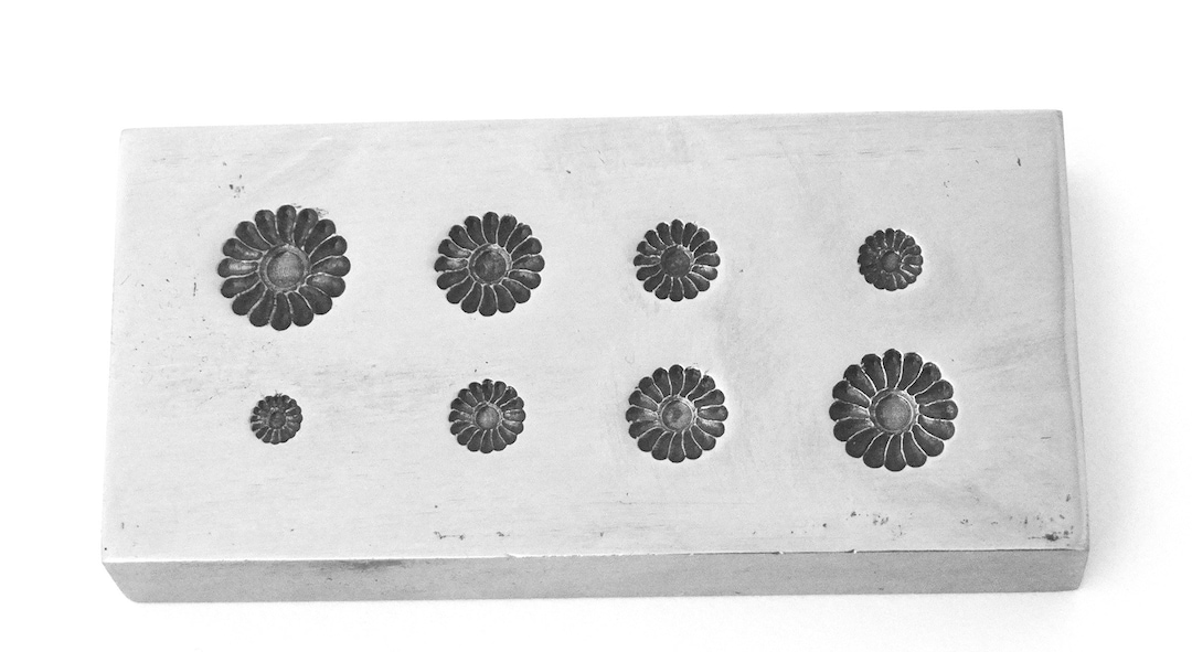 Shot Plate Graduated Pinwheel Impression Dies 8 Impressions ...