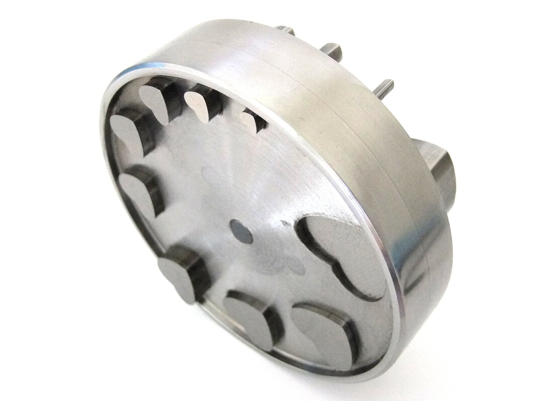 Heart Disc Cutter W 10 Dies 1/8" - 1" With Recessed Base & Angled Dies ...