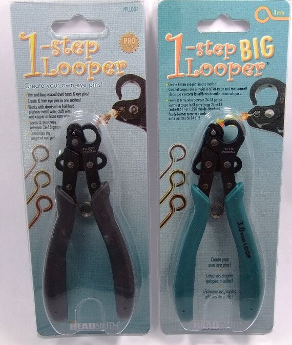2 Pack 1 Step Eye Pin Looper Pliers Make Eye Pins in 1.5 & 3 - Etsy