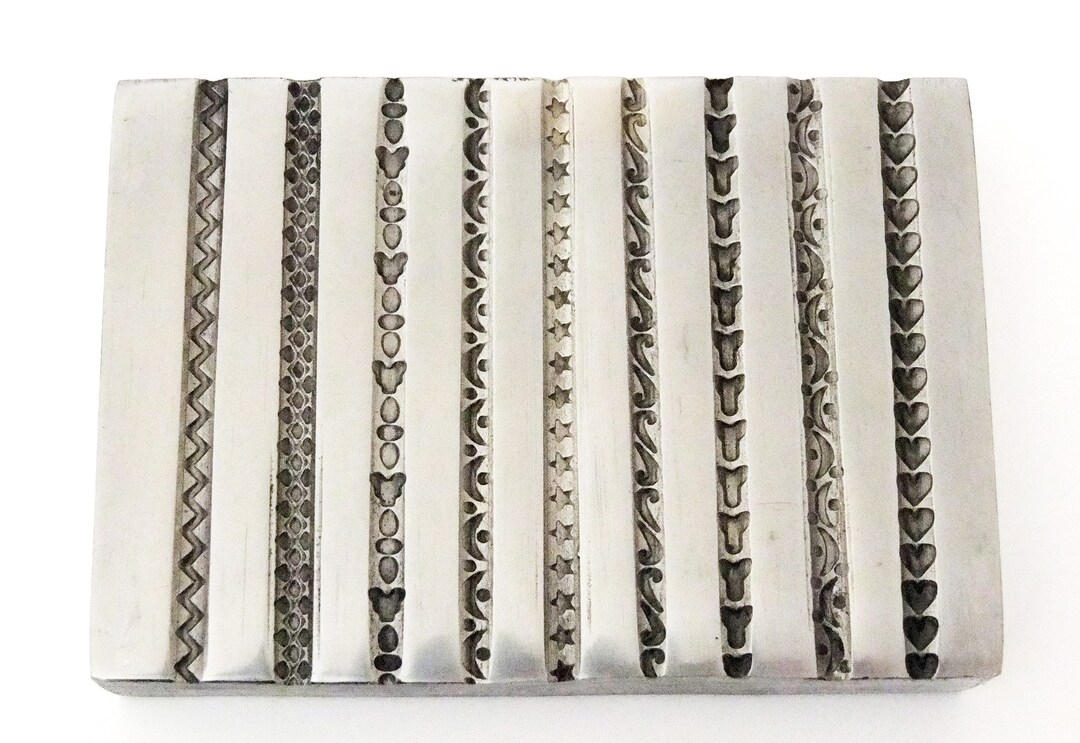 9 Design Wire Impression Die Plate #5 | Silversmith Supplies ...