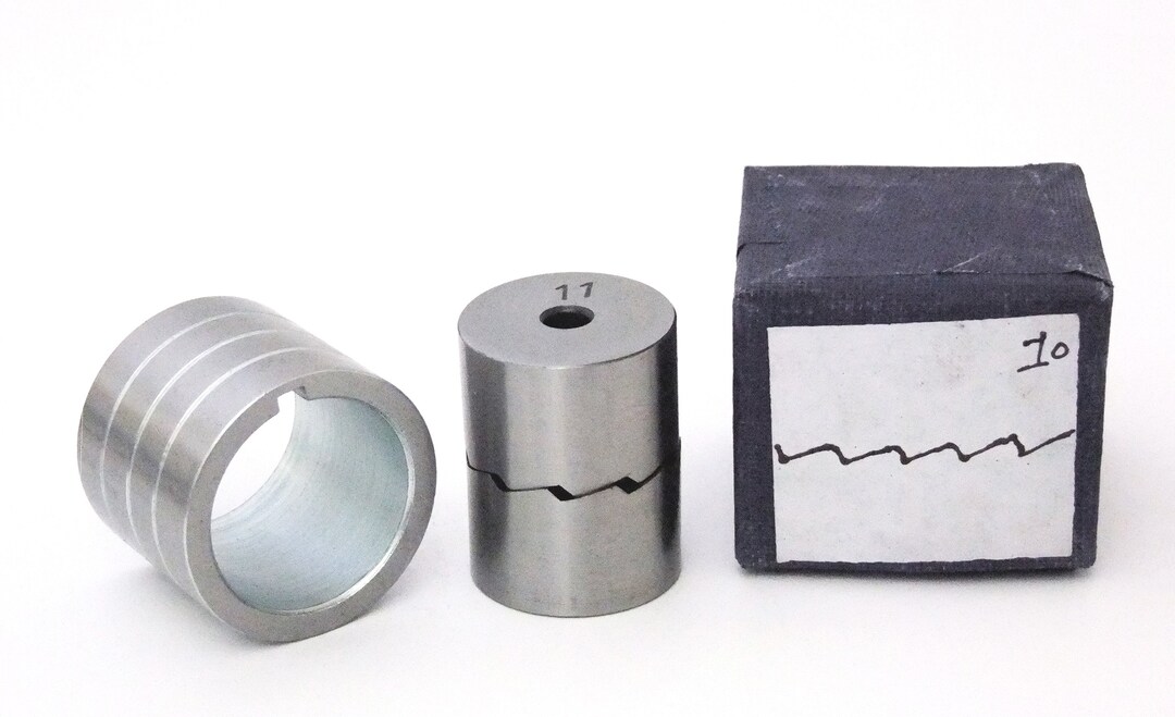 Ring and Hoop Pressing Die 10 Zig-zag Wave Great for Stacking Rings Etc ...