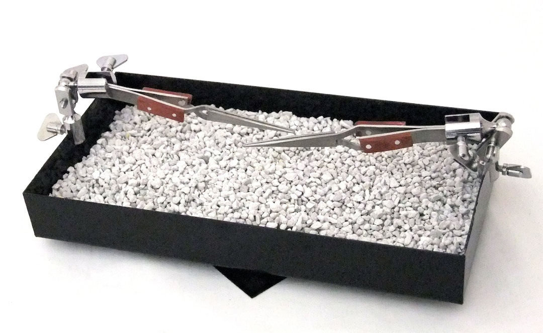 Rotating Annealing Soldering Pan for Soldering With Pumice & 2 Tweezers ...