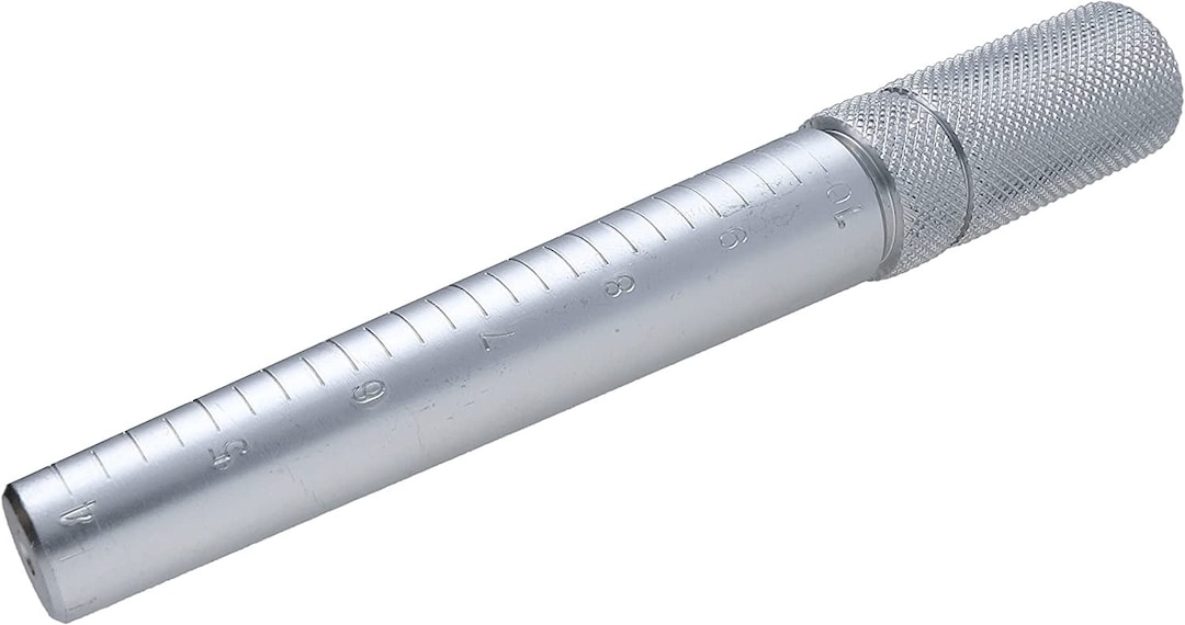 6 Inch Aluminum Ring Mandrel Grooved and Marked 4-10 Ring Sizes SALE - Etsy