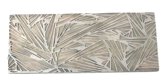 Pattern Texture Plate for Press or Rolling Mill 6 X 2.5 Inch | Etsy