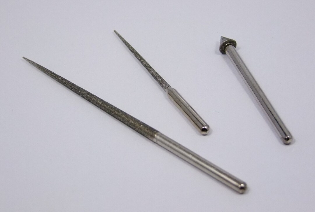 Set of 3 Replacement Diamond Coated Tips for Most Bead Reamers ...