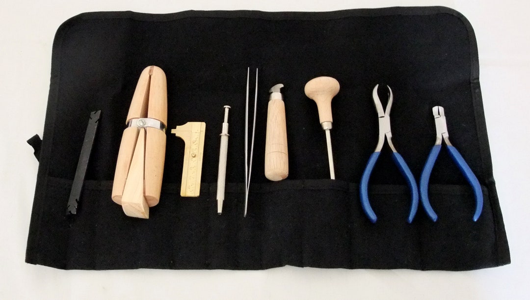 Jewelers Stone Setting/jewelry Making Tool Kit in Canvas Pouch SALE - Etsy