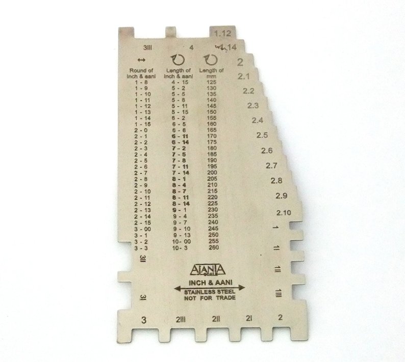 Professional Stainless Steel Bangle Bracelet Sizer Gauge - Etsy