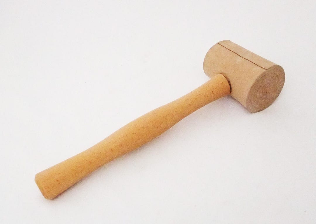 Natural Rawhide Mallet With 2 Sizes 2 and 1.75 Inch Face - Etsy