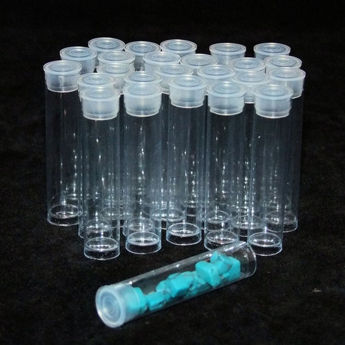 Pack of 25 Round Clear Plastic Storage Tubes 2 - Etsy