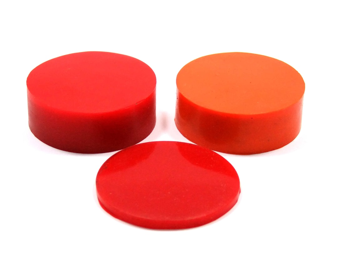 Set of 3 Assorted Urethane Disc 2 1/8" Diameter - Etsy