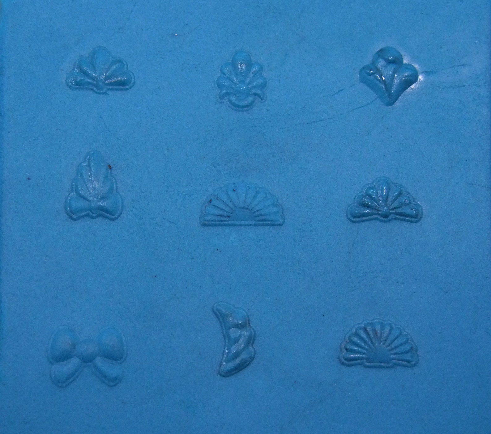 Shot Plate 9 Designs Assorted Shapes Impression Dies | Silversmith ...