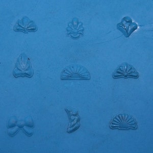 Shot Plate 9 Designs Assorted Shapes Impression Dies | Silversmith ...