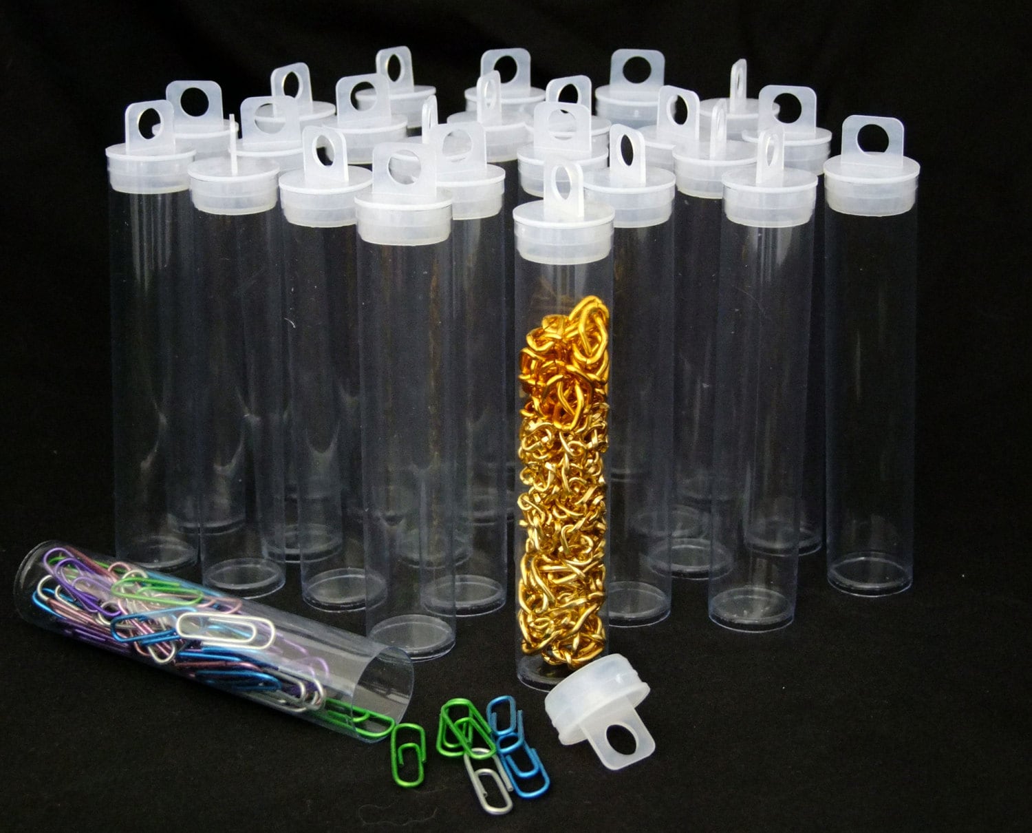Pack of 100 Round Clear Plastic Storage Tubes 4.5x7/8 - Etsy