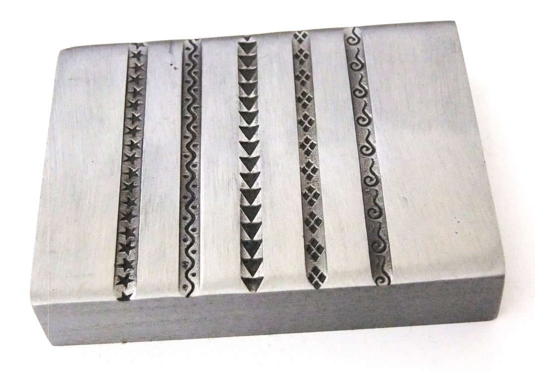 5 Design Wire Impression Die Plate #4 | Silversmith Supplies ...